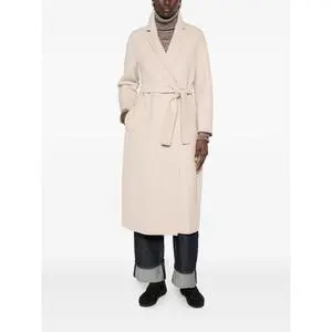 Max Mara Neutrals Coats Single Breasted Coats