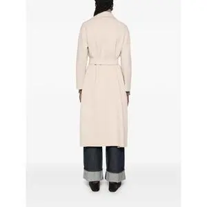 Max Mara Neutrals Coats Single Breasted Coats