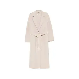 Max Mara Virgin Wool Coat - Cream