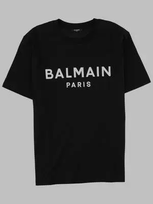 Balmain T-shirt Con Stampa Logo