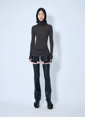 Rick Owens Ls Tube Top - Gray