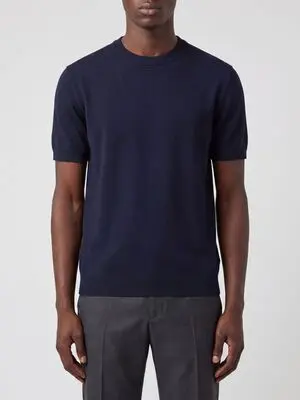 Gucci Gg Cotton Knit Top - Blue