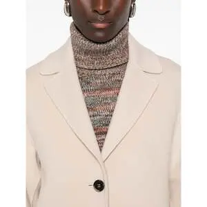 Max Mara Neutrals Coats Single Breasted Coats