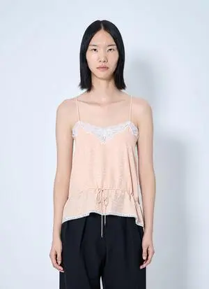 Chloé Lace Trim Camisole Top