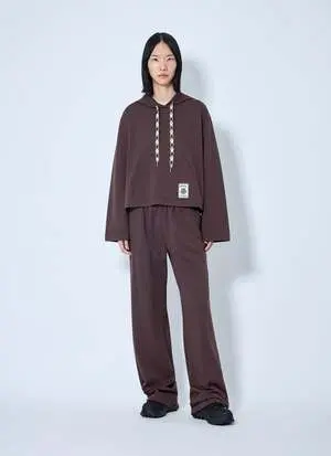 Moncler Hooded Sweatshirt With Contrast Drawstrings