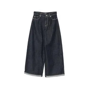 Max Mara Denim Wide-leg Jeans - Blue
