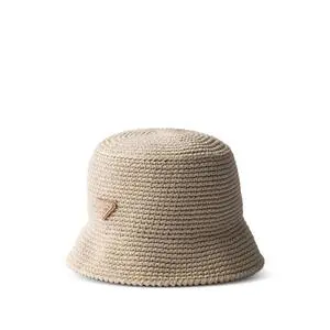Prada Neutrals Hats - Cream