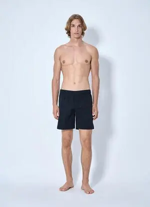 Moncler Elasticated Waist Swim Shorts - Black