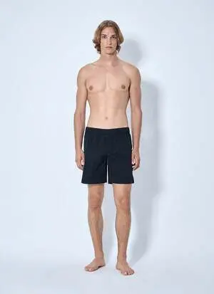 Moncler Elasticated Waist Swim Shorts - Black