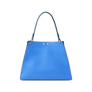 Fendi Calfskin Tote Bag - Blue