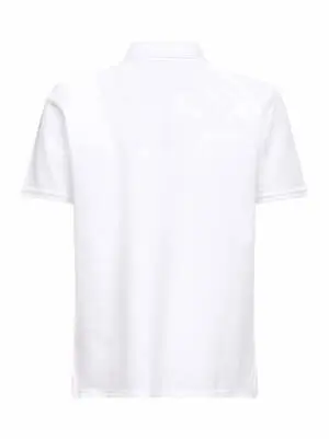 Givenchy White Cotton Piqué Paris Polo Shirt