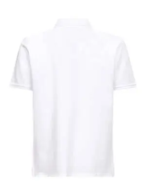 Givenchy White Cotton Piqué Paris Polo Shirt - Multicolor