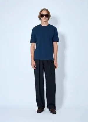 Saint Laurent Cassandre Oversized T-shirt - Blue