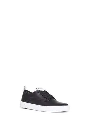 Givenchy Black Calf Leather New City Sneakers - Multicolor