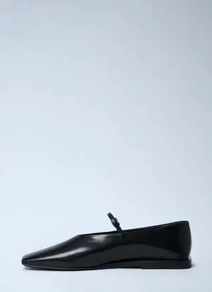 JIL SANDER Leather Flat Shoes