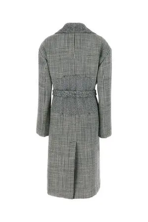 TOM FORD Patterned Belted Coat - Multicolor
