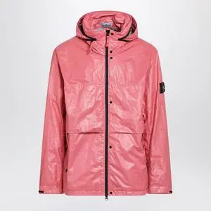 Stone Island Glossy Nylon Jacket - Pink