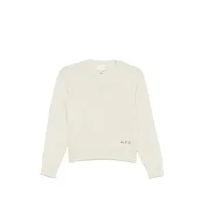 A.p.c. Neutrals Knitwear Jumpers - Cream