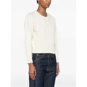 A.p.c. Wool Ribbed Knit Pullover - Cream