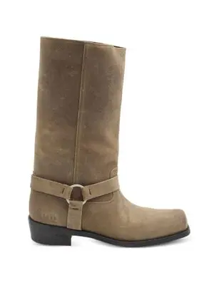 GOLDEN GOOSE Biker Leather Boots - Multicolor