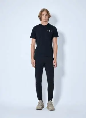 Moncler Crewneck Logo T-shirt - Black