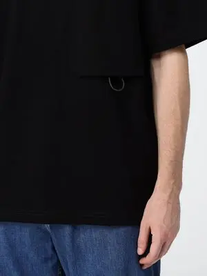 Bottega Veneta Drop-shoulder Cotton Crewneck T-shirt - Black