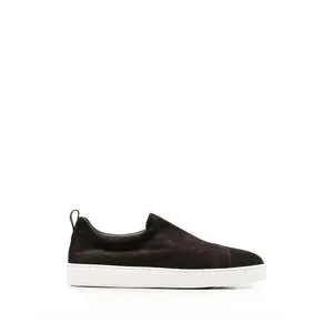 Santoni Trainers Slip-ons - Brown