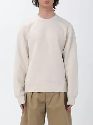 Saint Laurent Cotton Crew Neck Sweatshirt - Cream