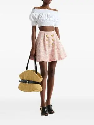 Balmain Tweed Mini Skirt - Multicolor