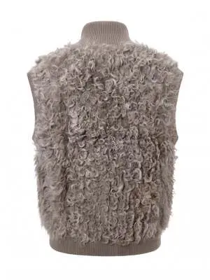 P.a.r.o.s.h Wool Zip Up Vest - Multicolor