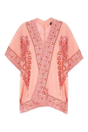 Etro Paisley Print Kaftan Top - Multicolor