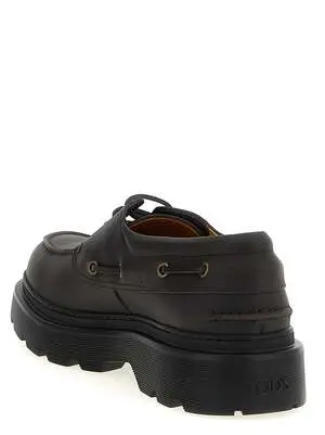 TOD'S Leather Boat Shoes