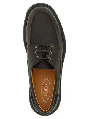 TOD'S Leather Boat Shoes