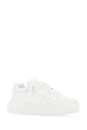 Valentino Garavani Nappa Leather One Stud Xl Sneakers - White