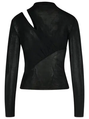 SELF-PORTRAIT Cut Out' Viscose Top