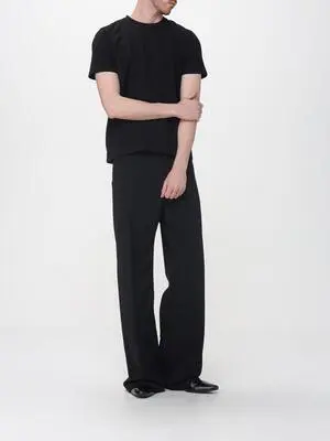 Saint Laurent Basic Cotton T-shirt - Black