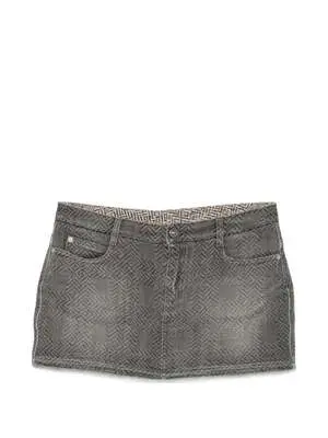 ERMANO SCERVINO Ermanno Scervino Denim Skirt - Multicolor