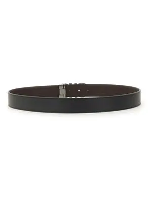 FERRAGAMO Reversible Belt - Black
