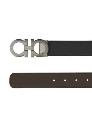 FERRAGAMO Reversible Belt - Black