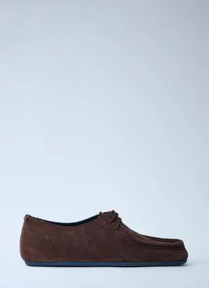 JIL SANDER Suede Moccasin Shoes - Brown
