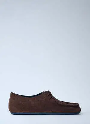 JIL SANDER Suede Moccasin Shoes - Brown