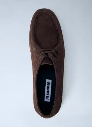 JIL SANDER Suede Moccasin Shoes