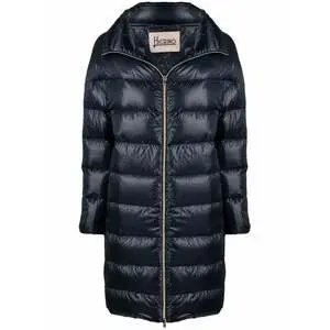 Herno Mid-length Down Coat - Blue
