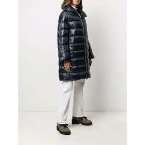 Herno Mid-length Down Coat - Blue