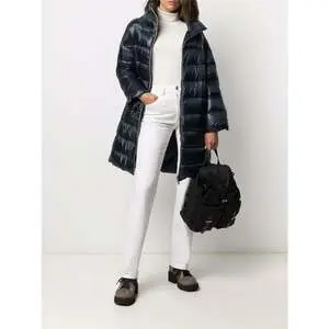 Herno Mid-length Down Coat - Blue