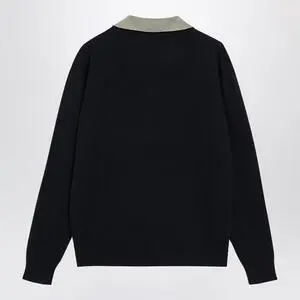 Miu Miu Wool And Cashmere Sweater With Collar