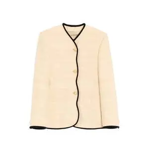 Valentino Garavani Neutrals Jackets Blazers - Cream