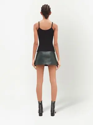 COURREGES Reedition Ribbed Knitted Tank Top