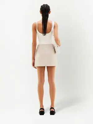 COURREGES Reedition Ribbed Knitted Tank Top