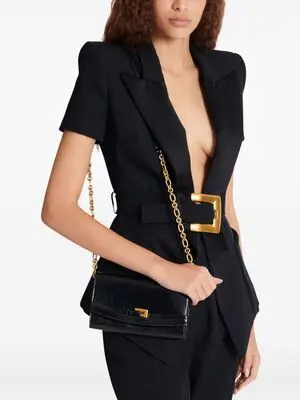 Balmain Shuffle Leather Wallet On Chain